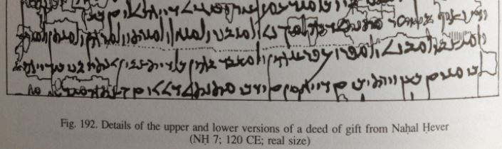 yardeni post herodian cursive hand | HaSoferet.com